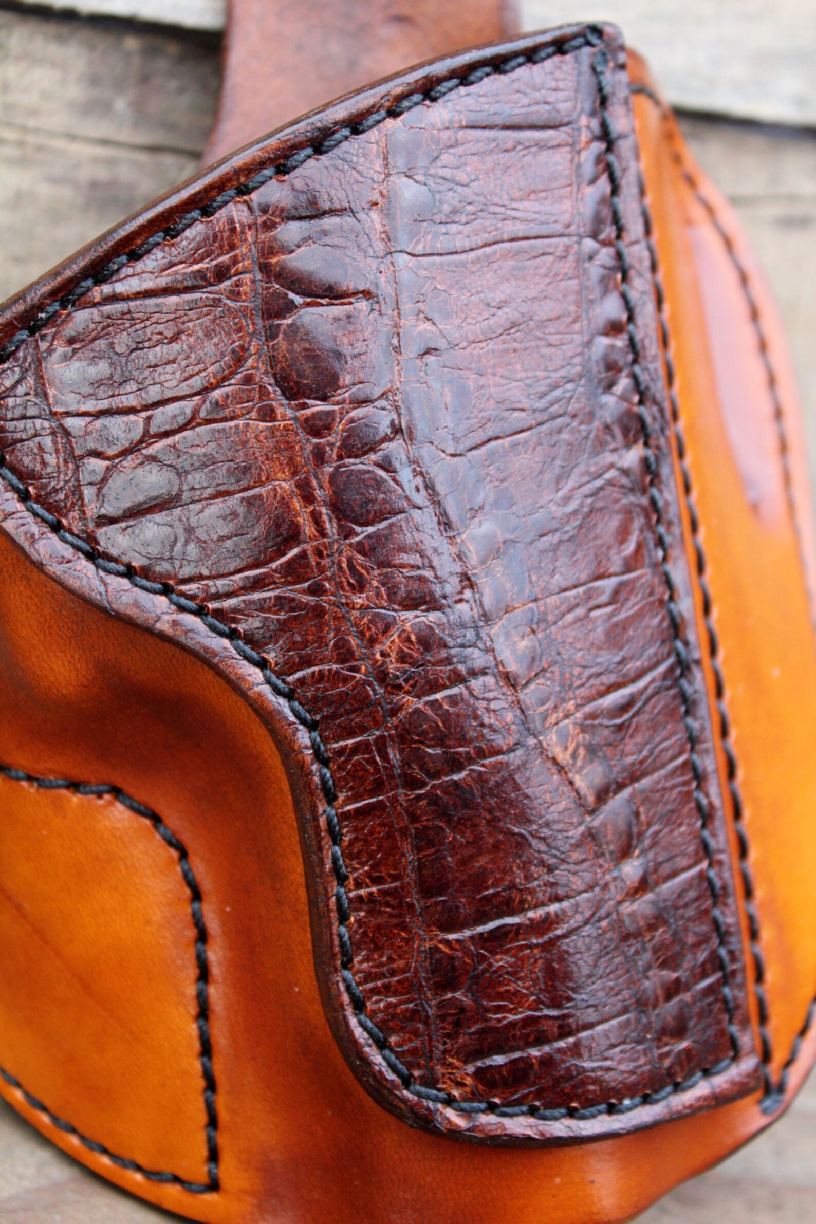 Ruger P89 Custom Handcrafted Holster With Caiman, Custom Leather ...