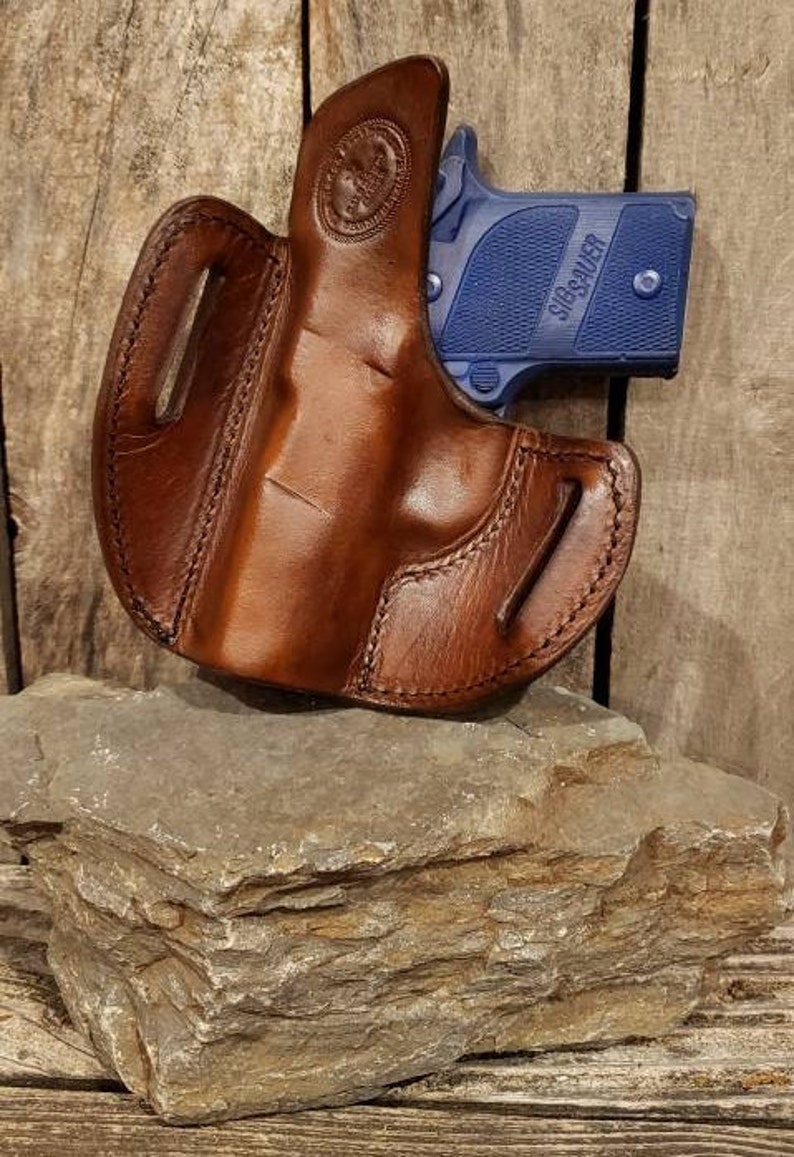SIG P938 Custom Handmade Leather Holster With Caiman, Sig Holster ...