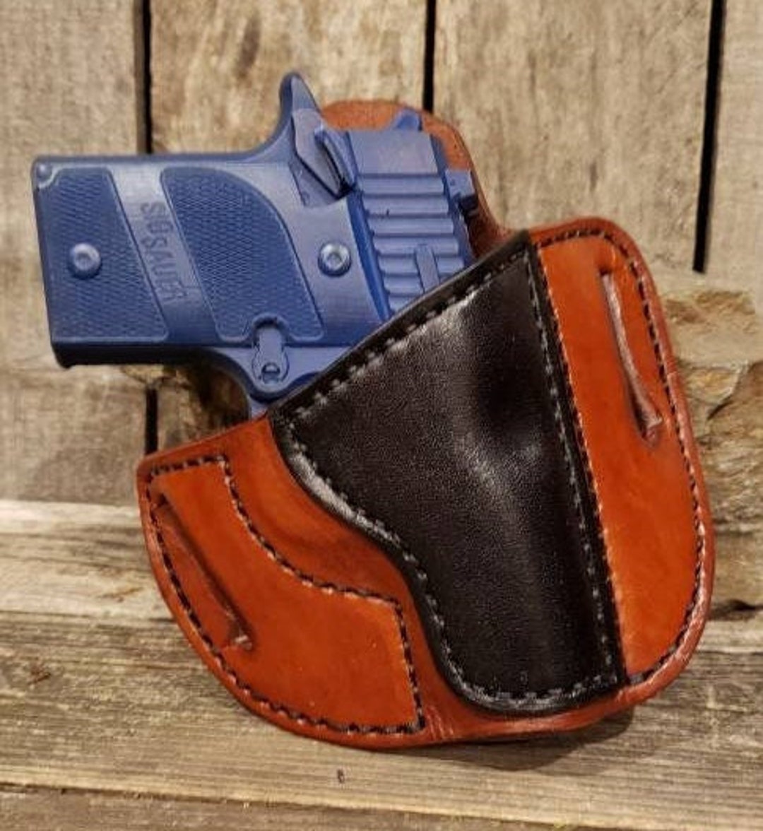 SIG P938 Custom Handmade Leather Holster, Sig Holster, Custom Holster ...