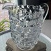 Fostoria-crystal-pitcher-cube Pattern-water Pitcher-lemonade - Etsy