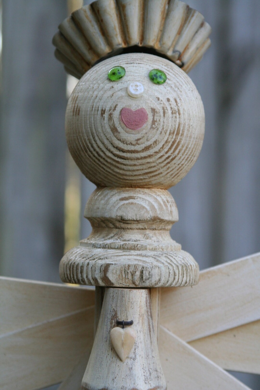 Wooden Angel - Recycled Material - Salvage Art - Upcycled - Handmade ...