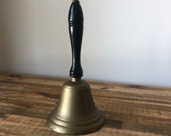 Old School Hand Bell - Etsy