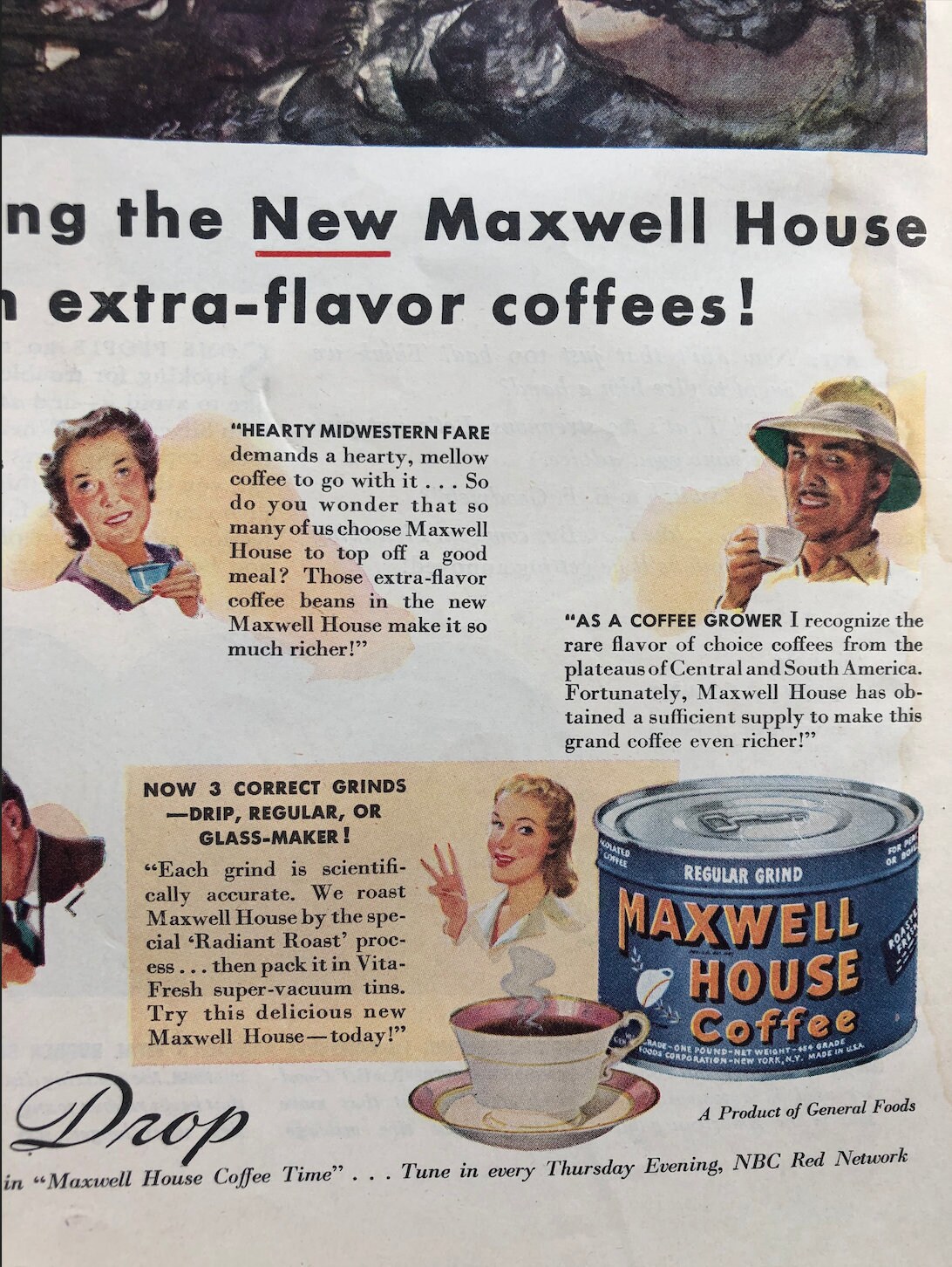 Maxwell House Coffee Ad From the Saturday Evening Post-september 20 ...