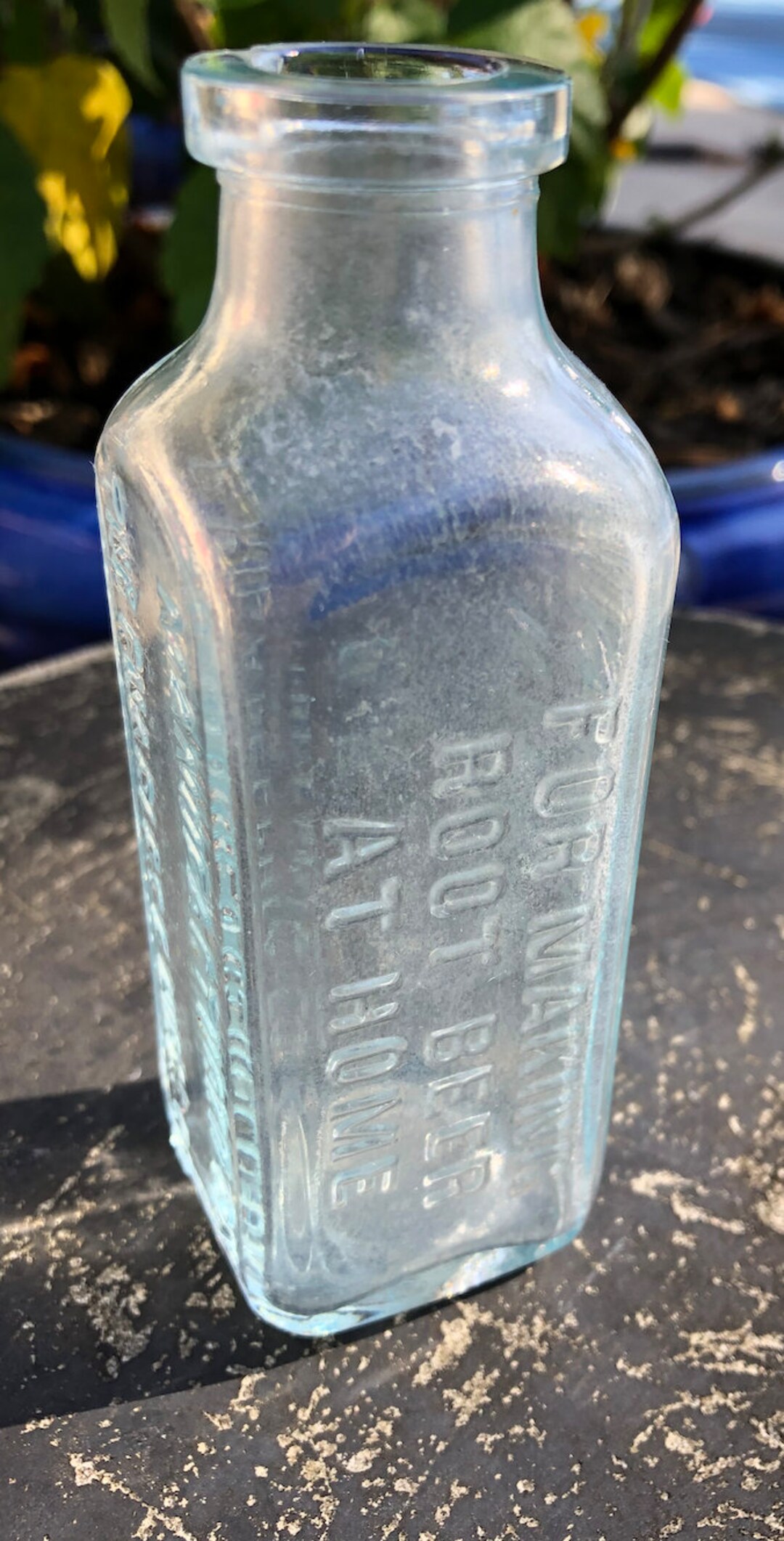 Bottle-1920s-root Beer-hires Household Extract-philadelphia Pa-blue ...