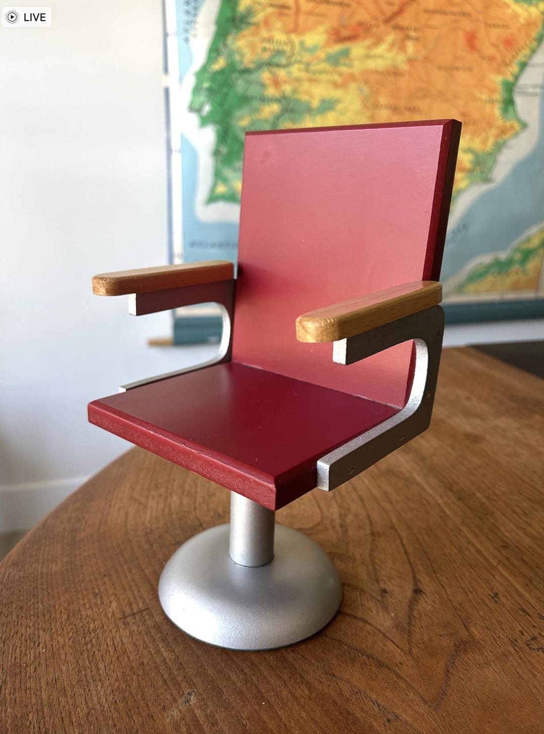 Beauty Shop Doll Chair - Large Doll Chair - Wooden Doll Chair - Doll ...