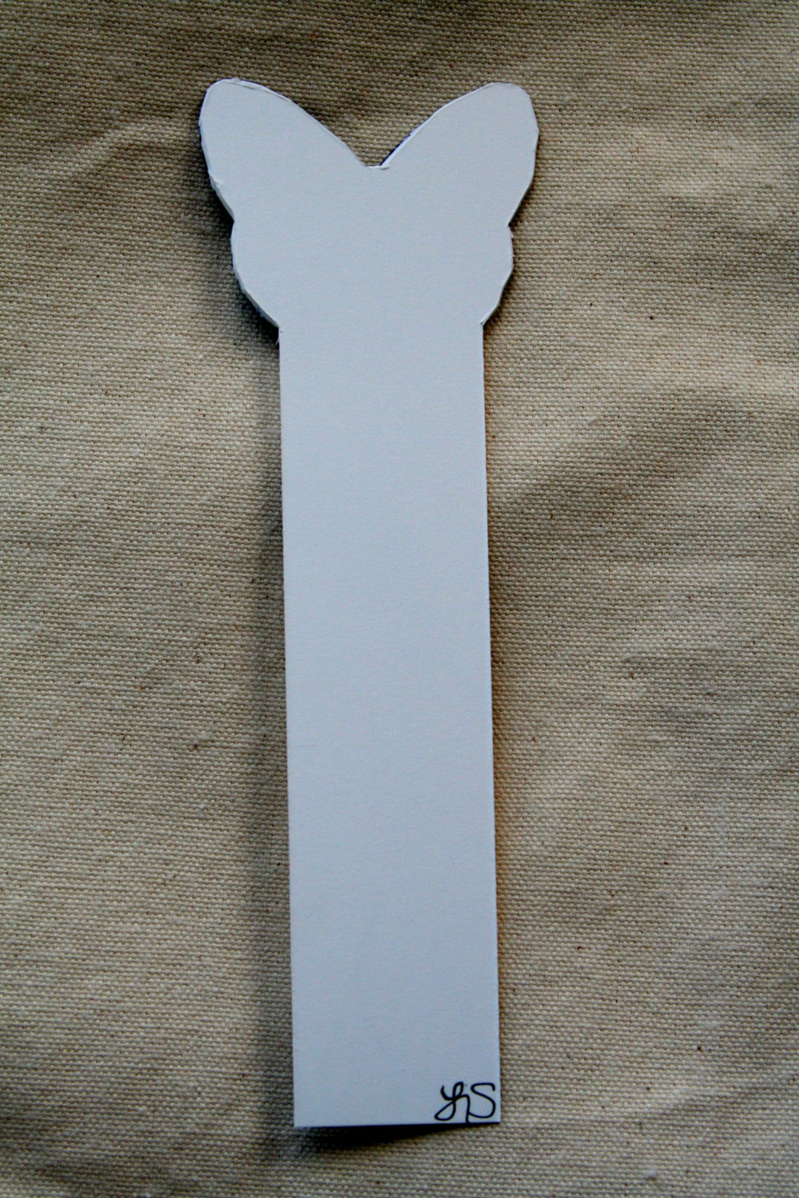 Butterfly Bookmark Blue and Black Thistle Silhouette - Etsy UK