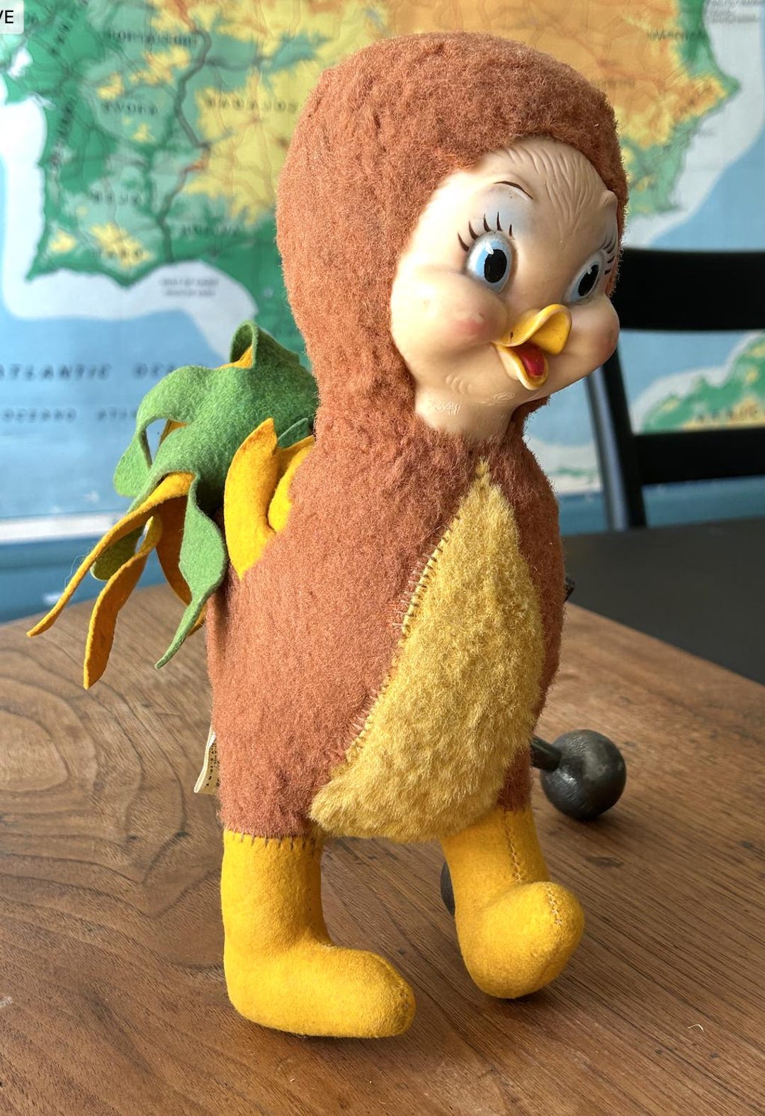Small Duck-gund-duck Stuffed Animal-brown - Gold - Green - Flappy ...