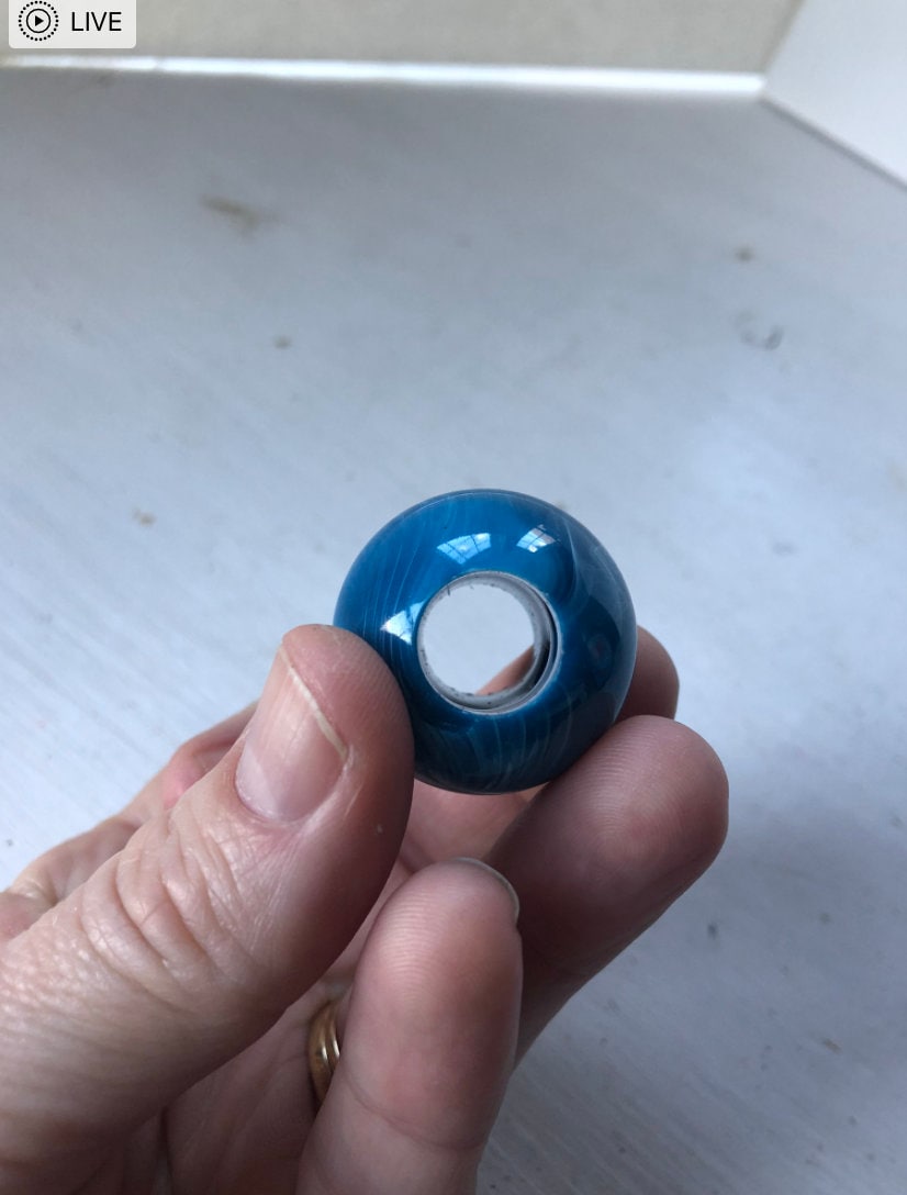 Large Plastic Bead - Round Macrame Bead-large Macrame Bead-multi ...