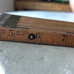 Wooden Slide Ruler - Craftsman - No 106M - Interlox Master Slide Rule ...