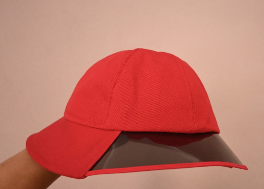 Vintage Hat Red Sommer 70s Sunglasses MISTRAL Paris Red Hat Vision ...