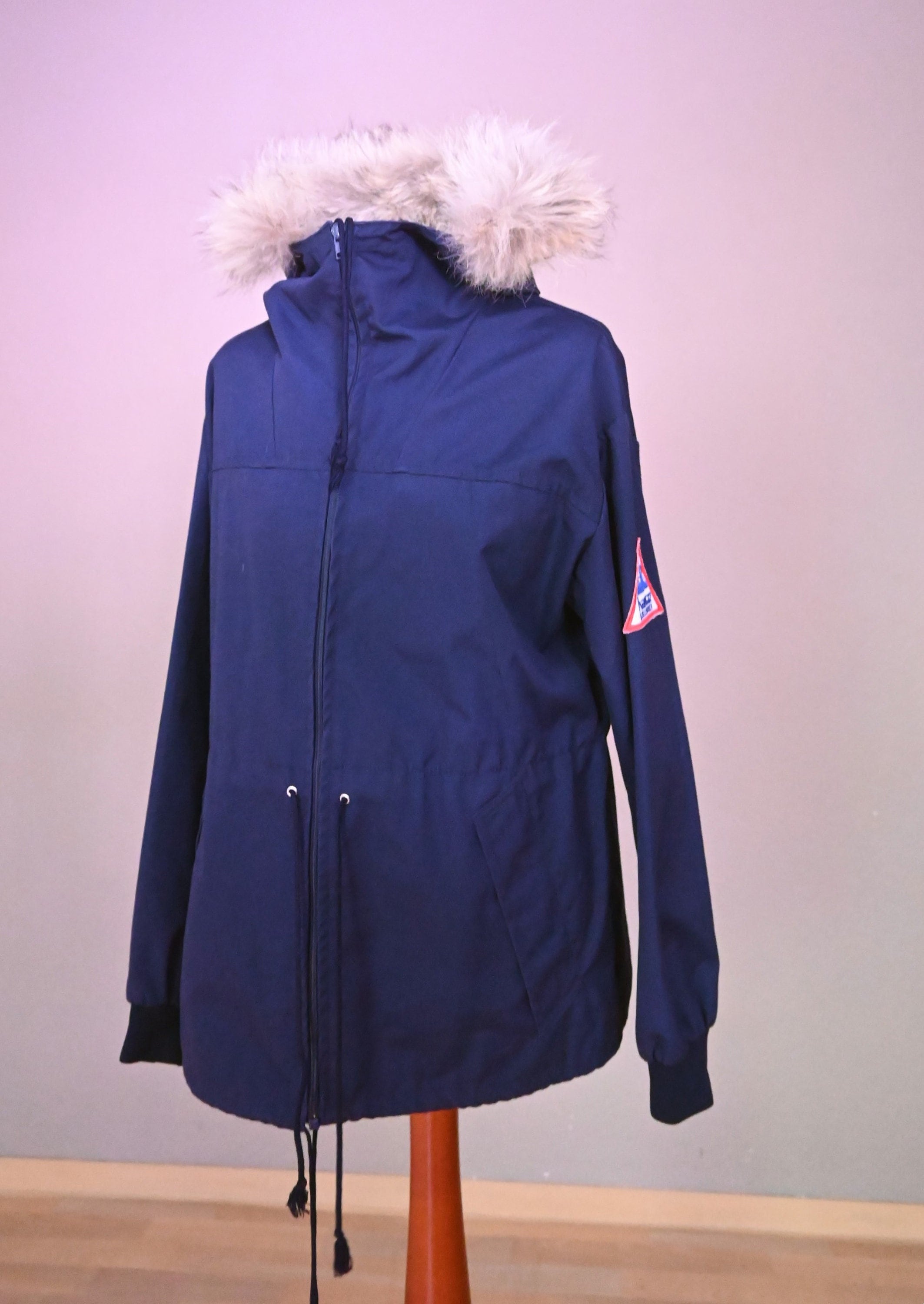 HANCO Fjellsikker Anorak Jacke Marine Blau Kapuze Outdoor Scandinavian ...