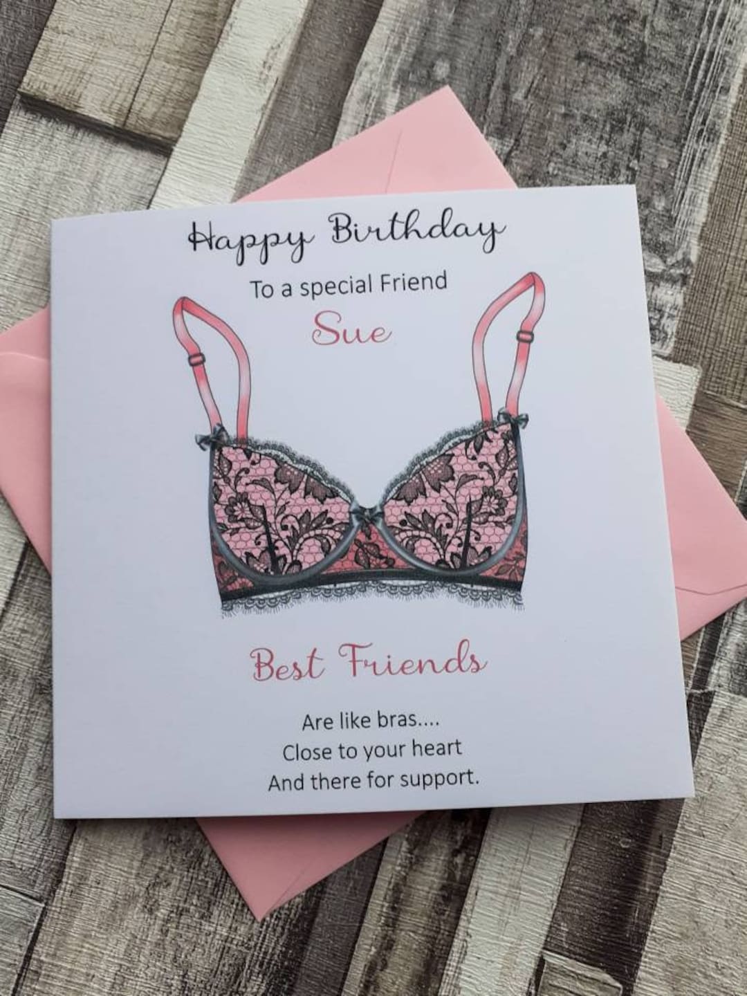 Handmade Birthday Card Friend Birthday Card Best Friend - Etsy