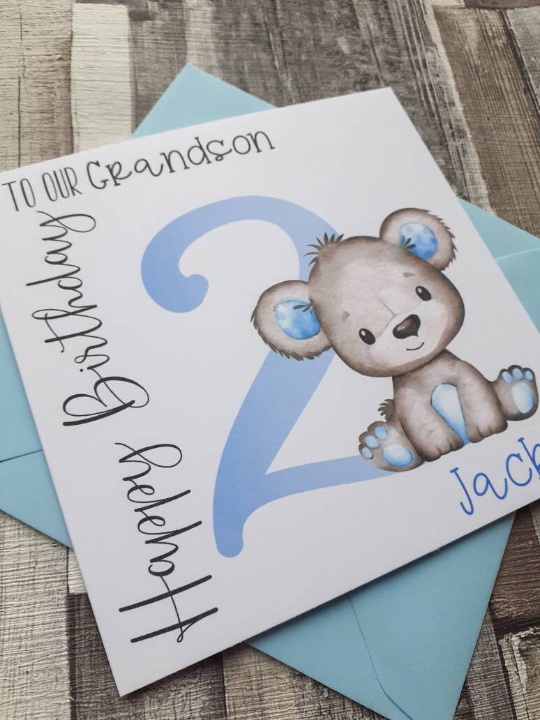 Handmade Son birthday card Grandson Birthday Card Nephew | Etsy