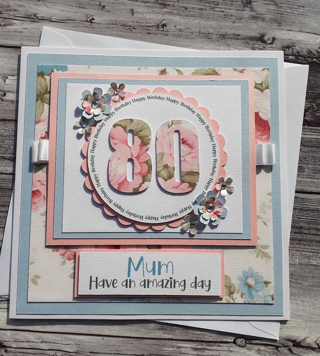 80th Mum Birthday Card Luxury Birthday Card Mum 80th - Etsy