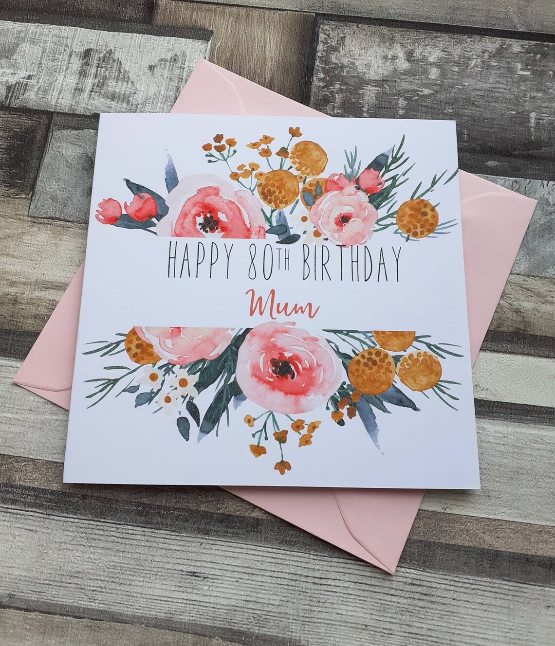 Handmade Birthday Card Mum Birthday Card Grandma Birthday | Etsy