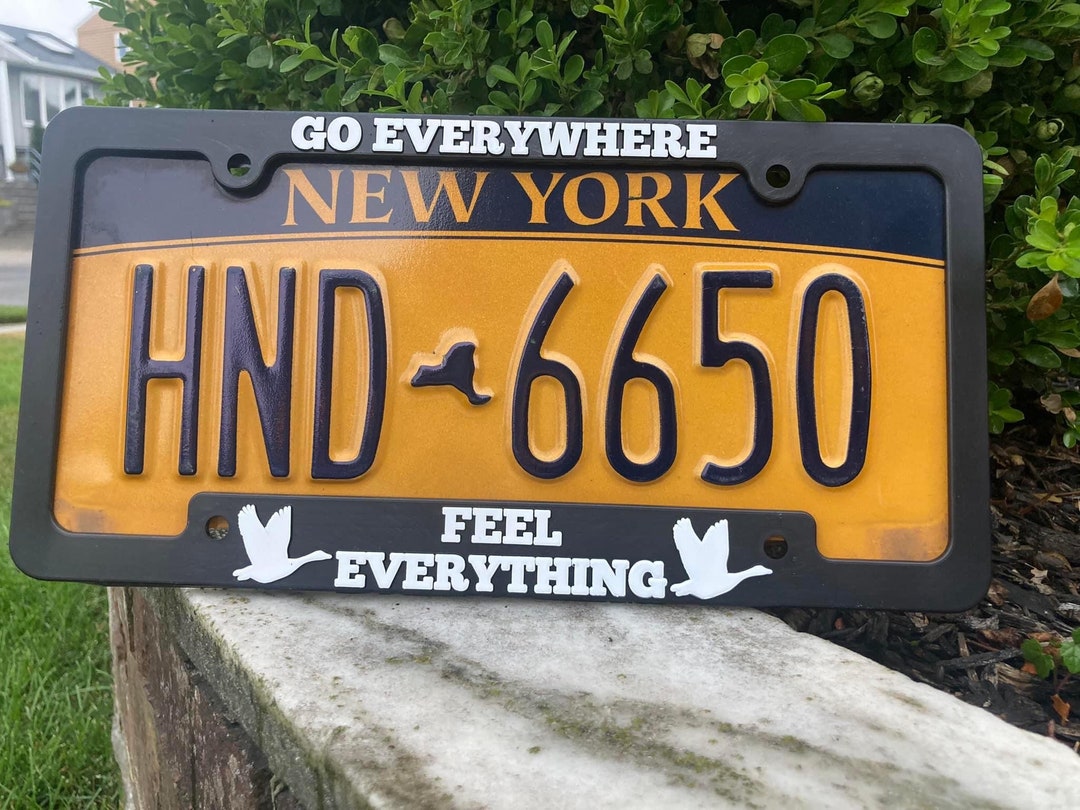 Goose License Plate Frame - the Western Sun - Etsy