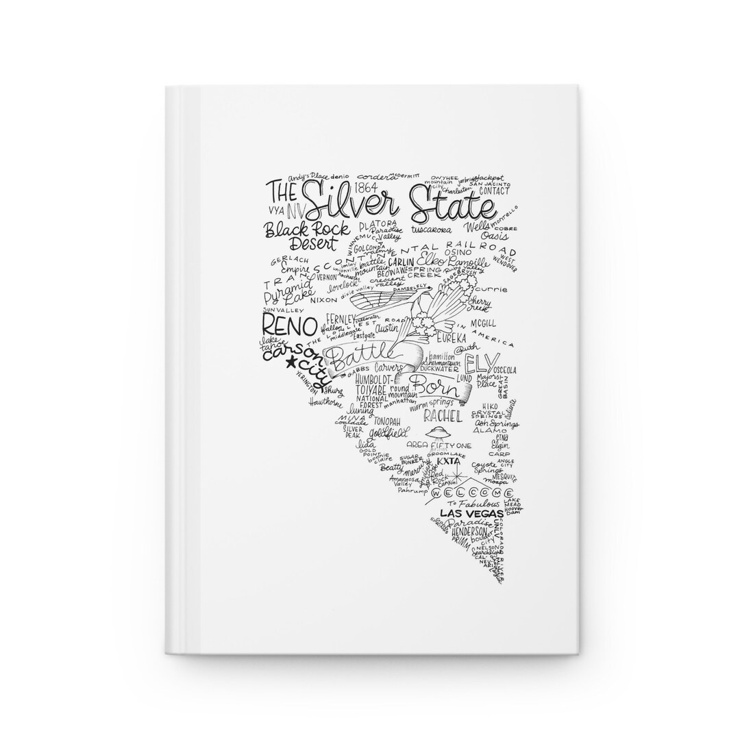 Nevada Map, Hand Lettering, Lettering, Type, Typography, Sketchbook ...
