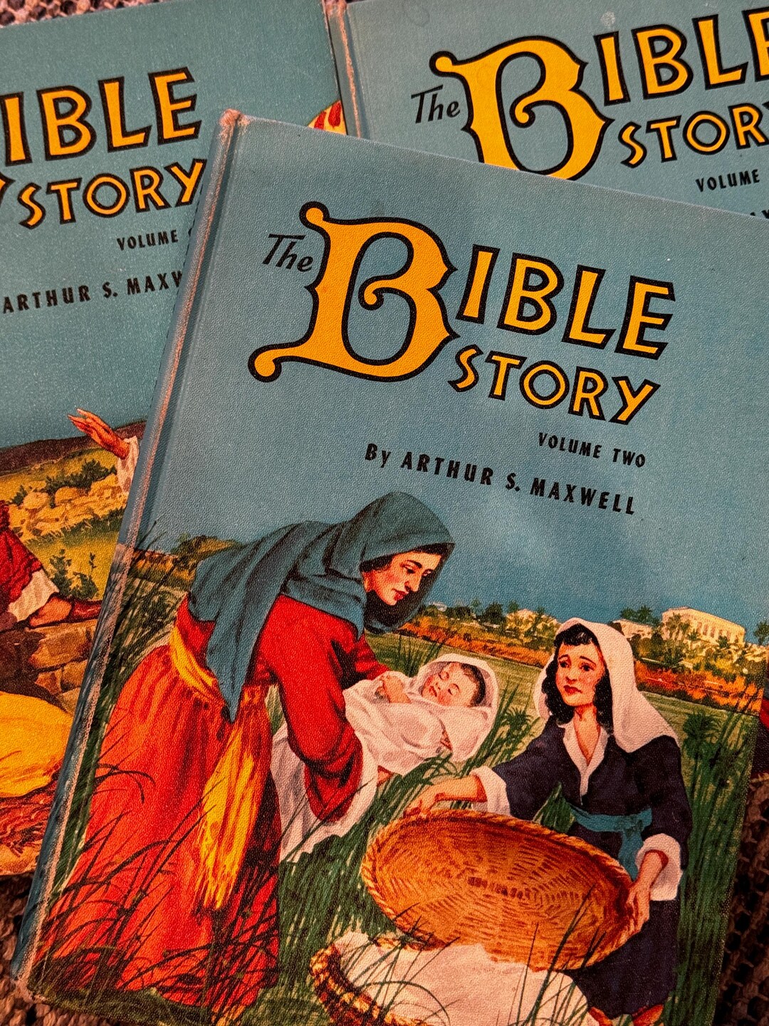 Bible Story Books Vol. 1 2 3 • Arthur S Maxwell • 1950s Vintage Set - Etsy