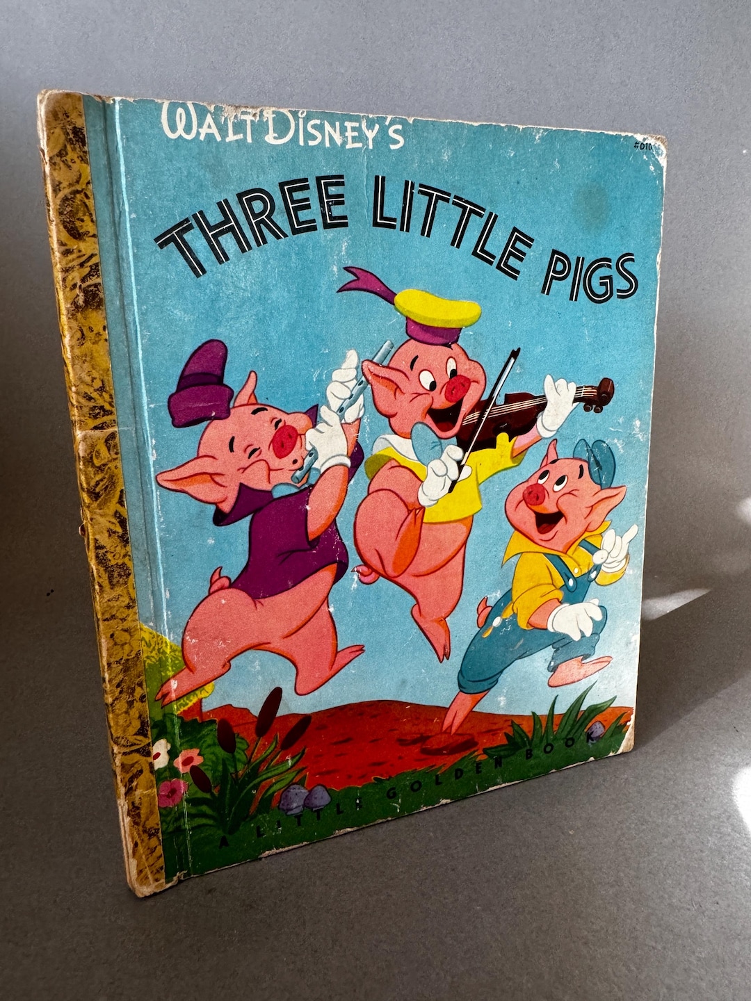 Disney Vintage Book Three Little Pigs Golden Book - Etsy