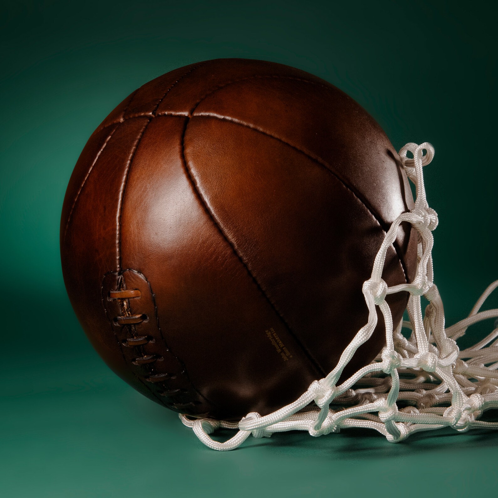Vintage Leather Basketball - Etsy