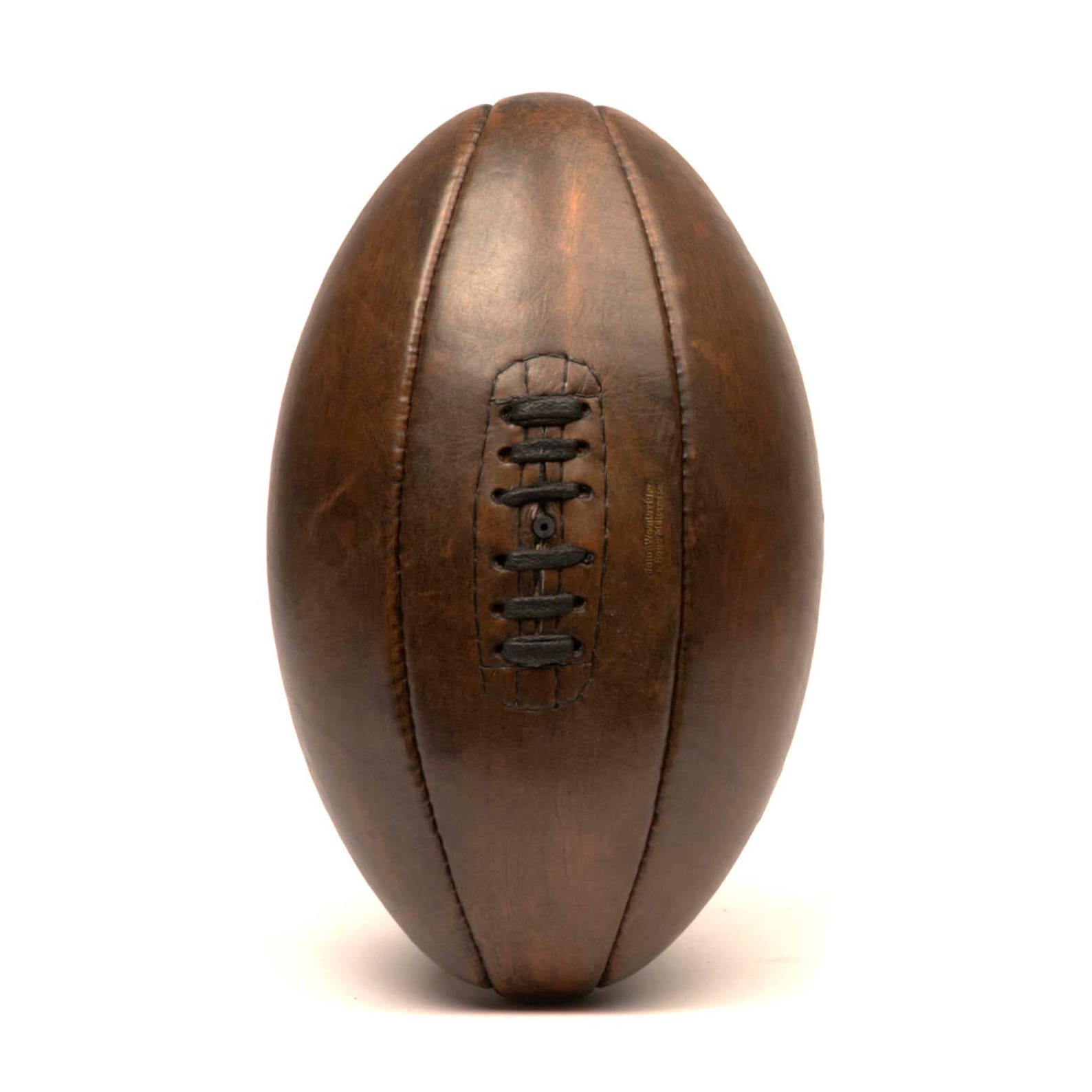 Vintage Leather 1920s Rugby Ball - Etsy