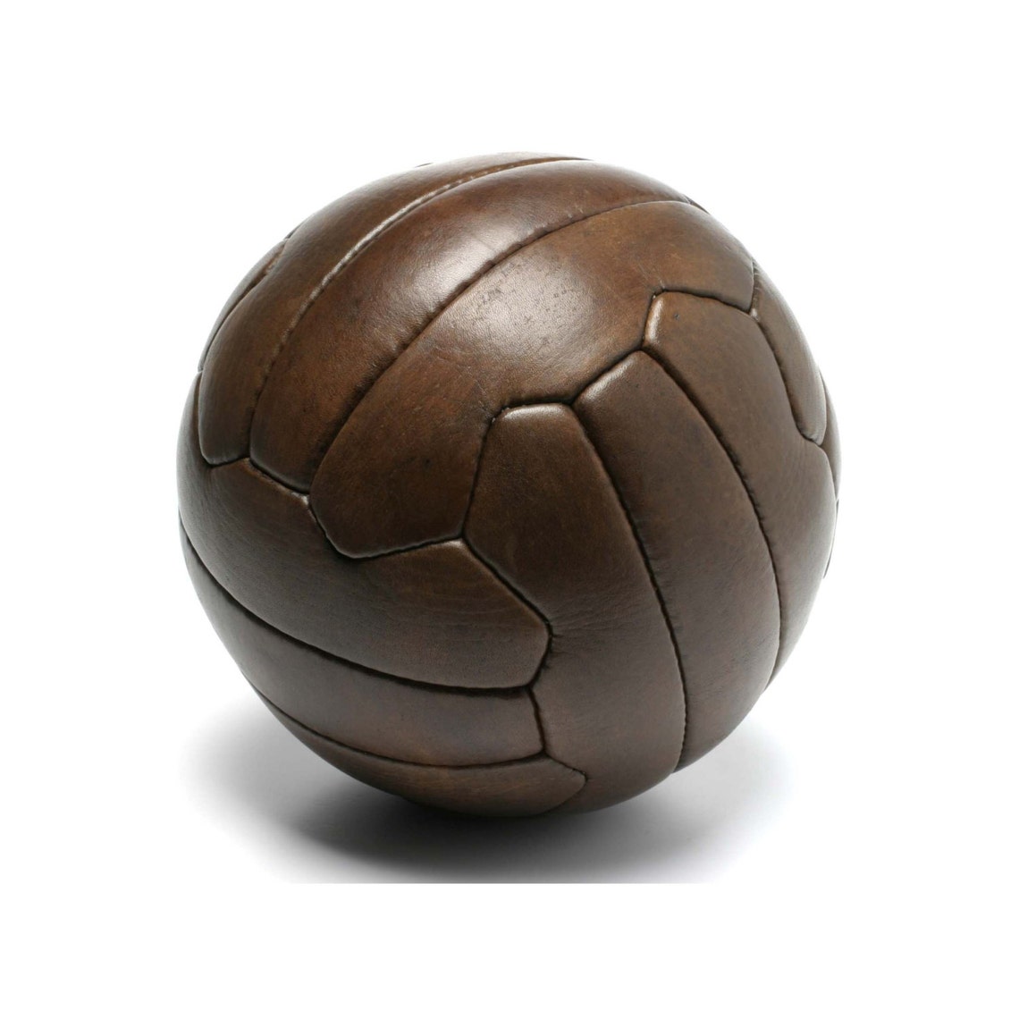 Vintage leather 1950s soccer ball | Etsy