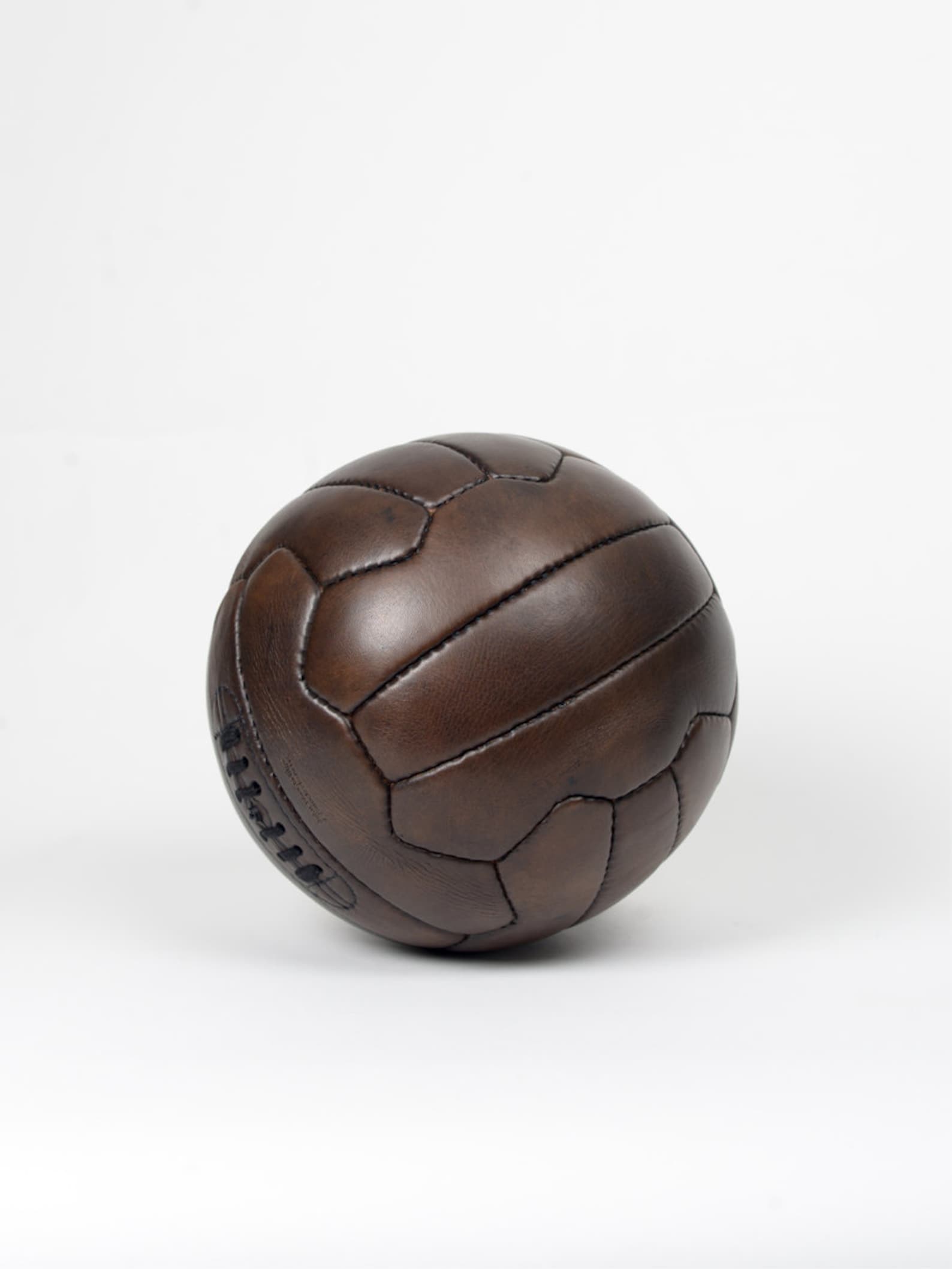 Vintage Leather 1950s Soccer Ball - Etsy