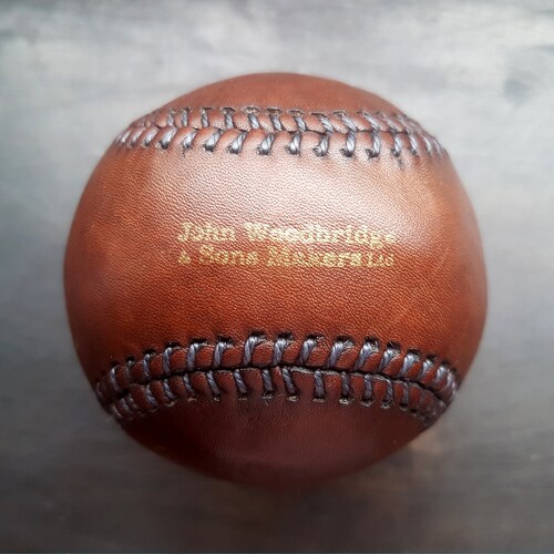 Vintage Leather Baseball - Etsy