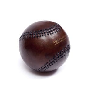 Vintage Leather Baseball - Etsy