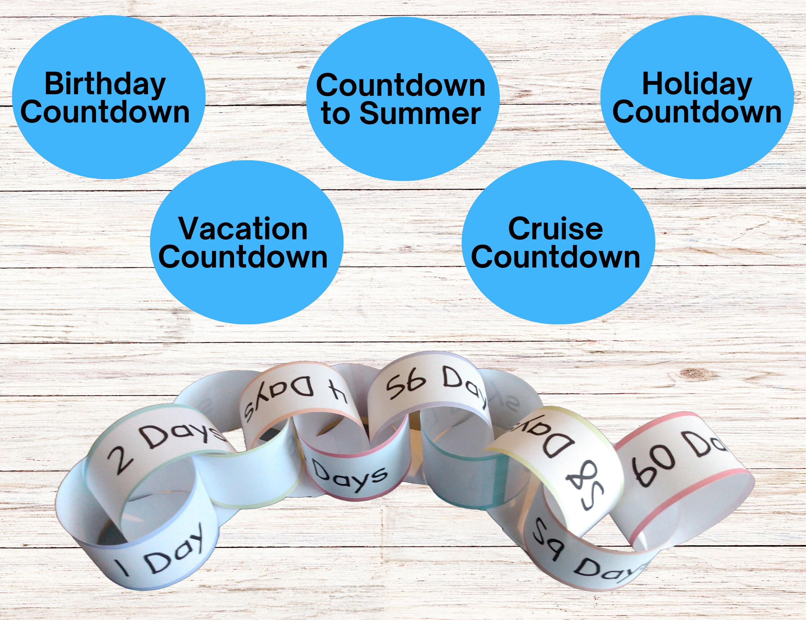 60 Day Printable Countdown Countdown for Kids Printable - Etsy