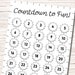 Countdown Calendar, Coloring Countdown Calendar for Kids, 150 Day ...