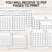 Countdown Calendar, Coloring Countdown Calendar for Kids, 150 Day ...