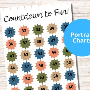 Countdown Calendar, Countdown Calendar for Kids, 150 Day Countdown ...