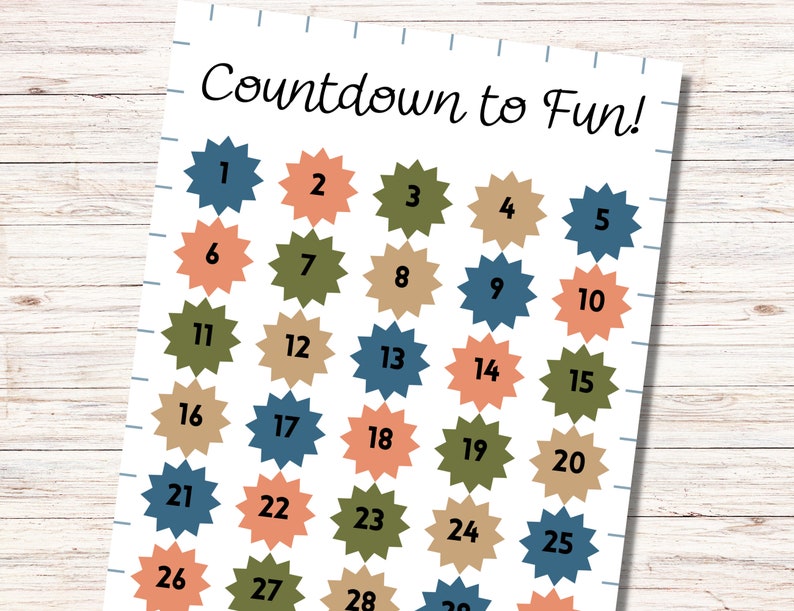 Countdown Calendar, Countdown Calendar for Kids, 150 Day Countdown ...