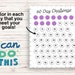 60 Day Challenge, Goal Setting, Habit Tracker Coloring Page, Printable ...