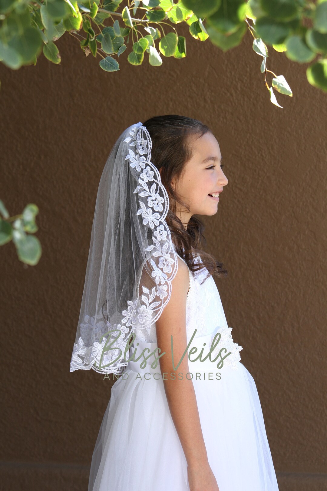 First Holy Communion Veil - Fast Shipping! - Etsy