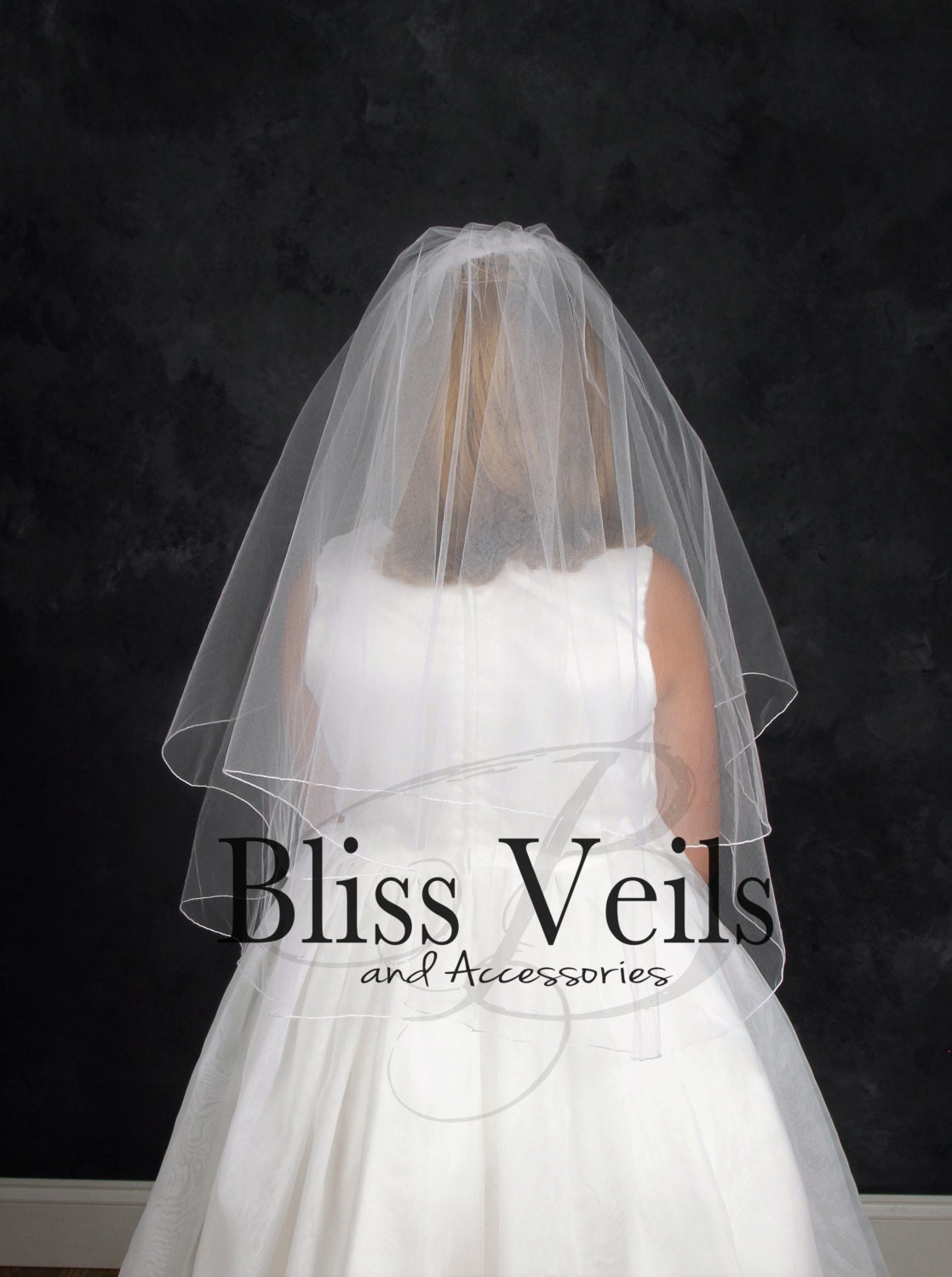 Simple First Communion Veil With Pencil Edge - Fast Shipping! - Etsy