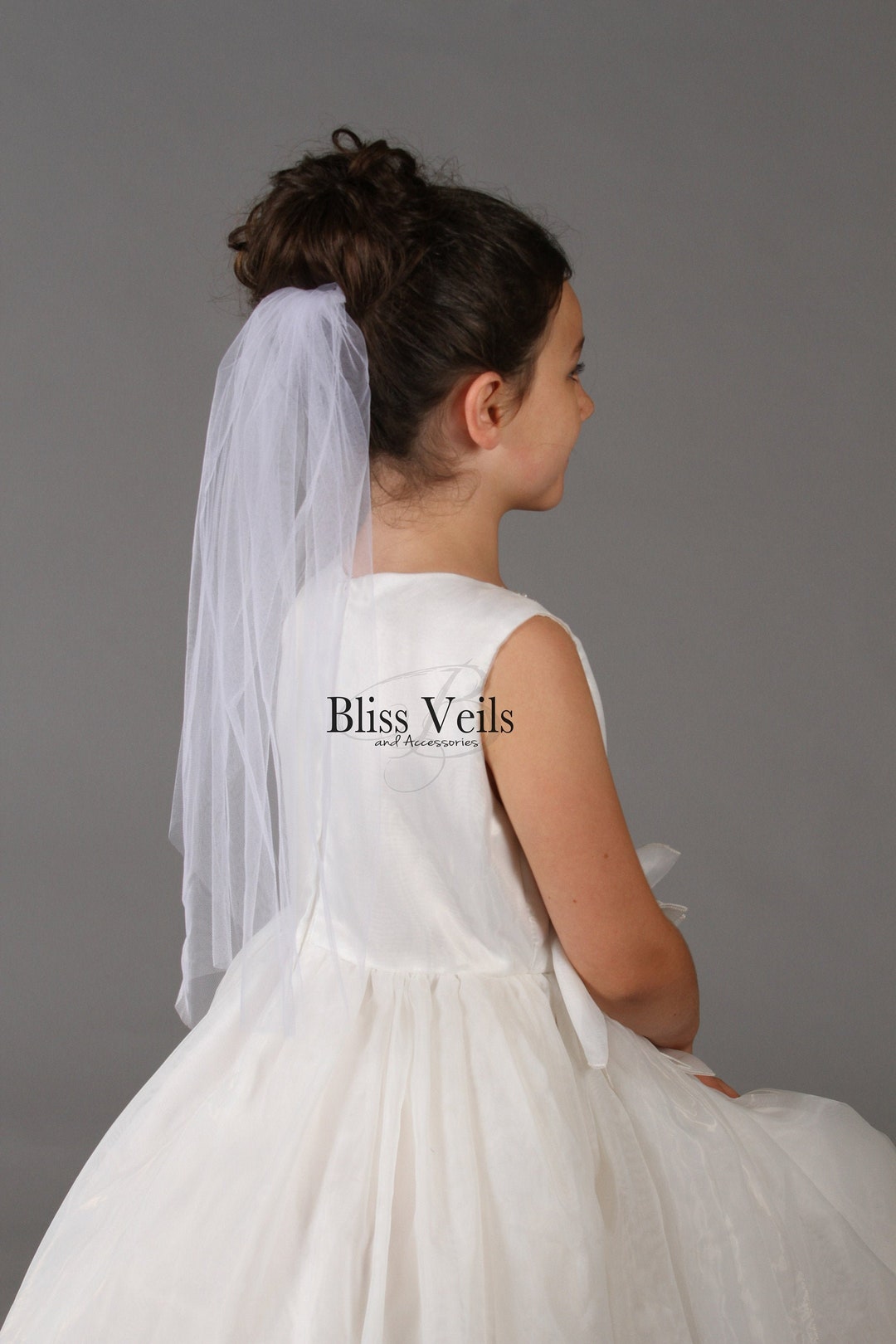 Simple Communion Veil With Plain Edge - Fast Shipping! - Etsy