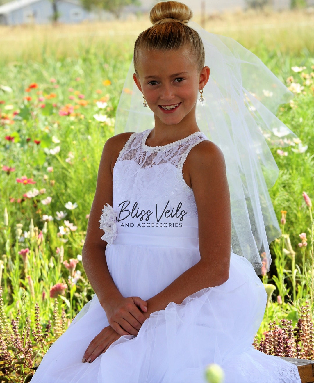 Simple 2 Layer Communion Veil - Fast Shipping! - Etsy