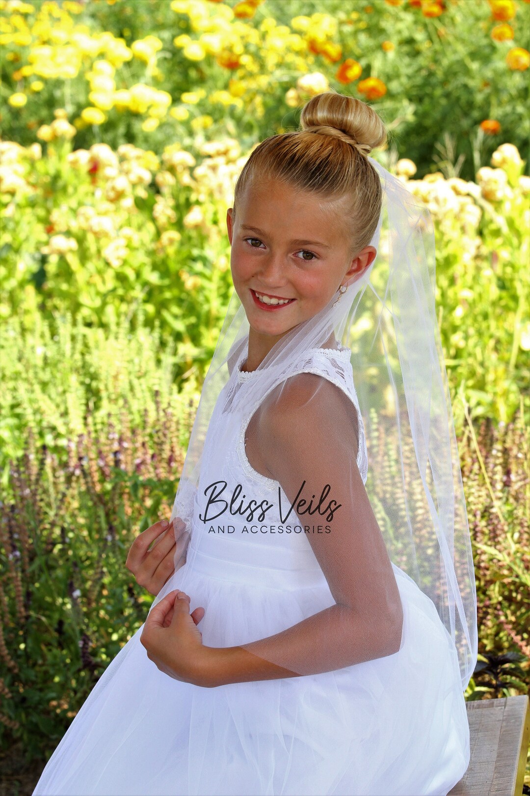 Simple 1 Layer Communion Veil - Fast Shipping! - Etsy