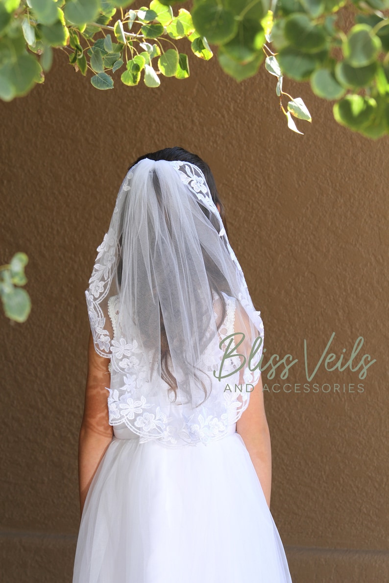 First Holy Communion Veil - Fast Shipping! - Etsy