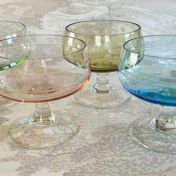 Colored Stemware - Etsy