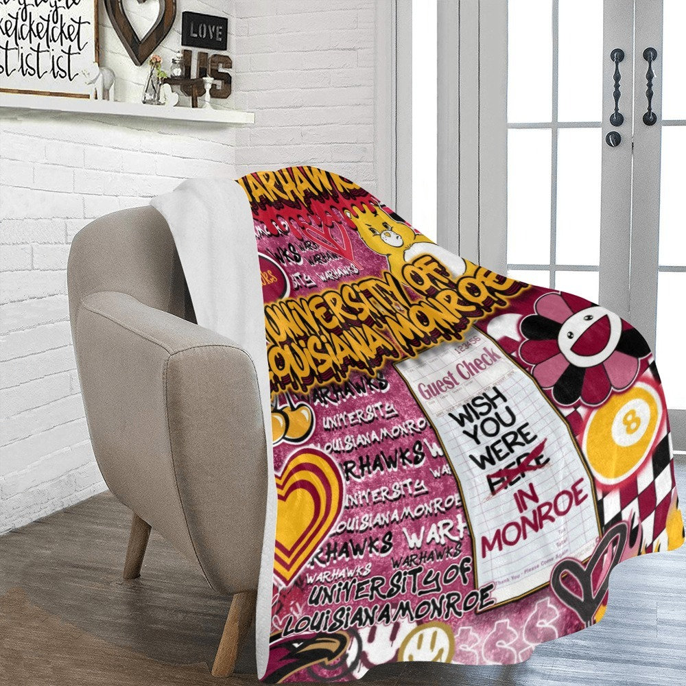 Custom College Blanket, Custom Graduation Blanket, Graduation Gift ...