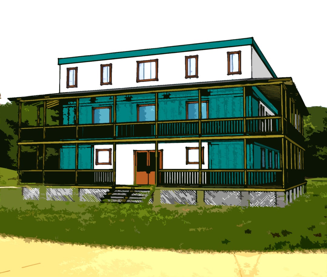 Shipping Container Plans 6 Bed 5 1/2 Bath Schematic Design 4800 Sf - Etsy