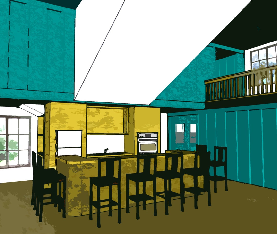 Shipping Container Plans 6 Bed 5 1/2 Bath Schematic Design 4800 Sf - Etsy