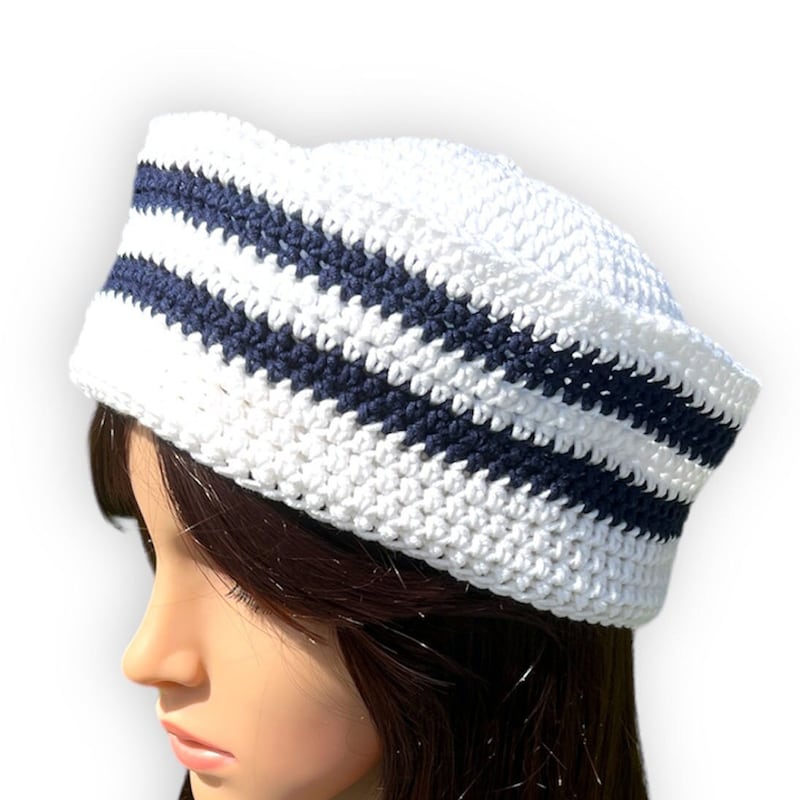Crochet Sailor Hat - Etsy