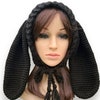 Rabbit Bonnet: Handmade Faux Sherpa Sleeping Bonnet With Satin Lining ...