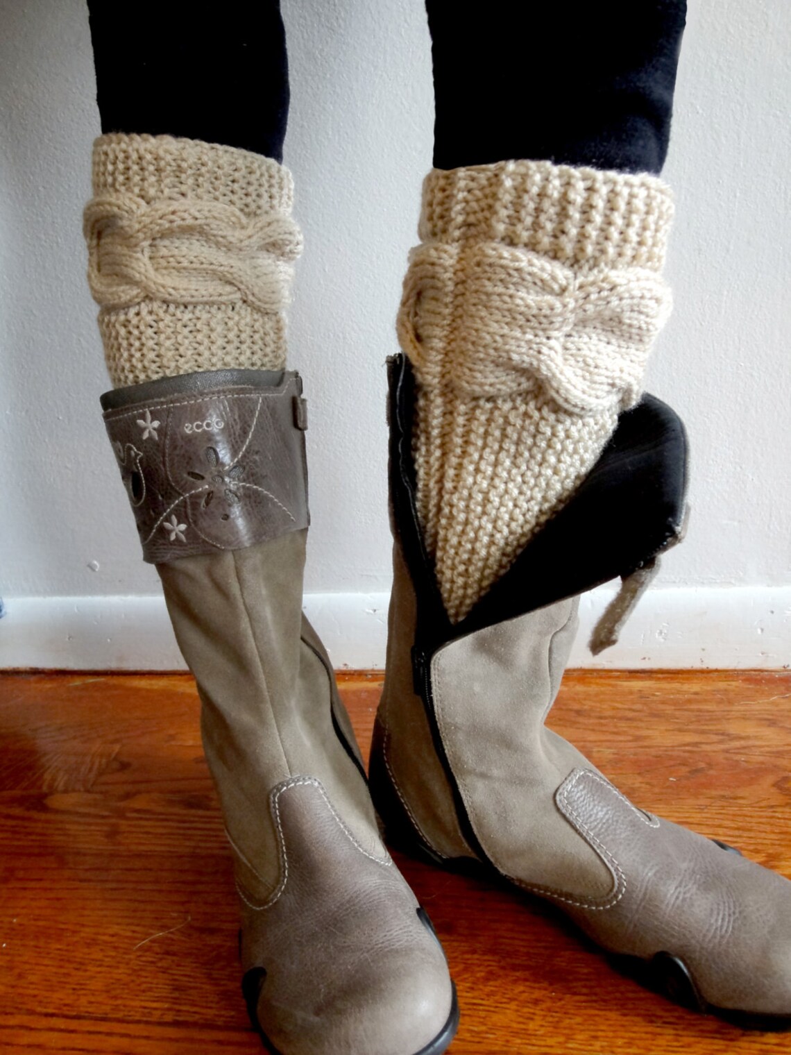 Cable Knitted Boot Cuffs. Different Colors. Leg Warmers. Hand - Etsy