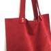 Red Suede Bag,burgundy Leather Bag,red Leather Bag,red Suede Tote Bag ...