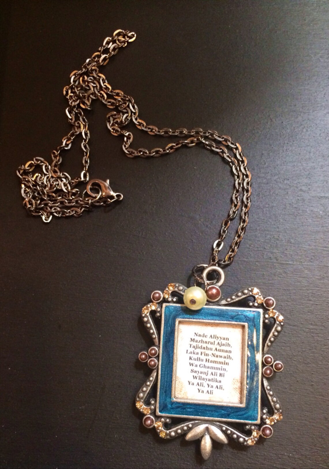 Nade Ali Handmade Locket With Chain - Etsy